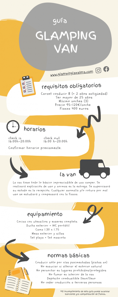 GLAMPING VAN – Glampling La Palma